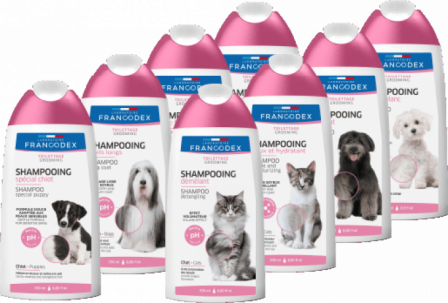 Rinse-free dry shampoo for dogs and cats - Laboratoire Francodex