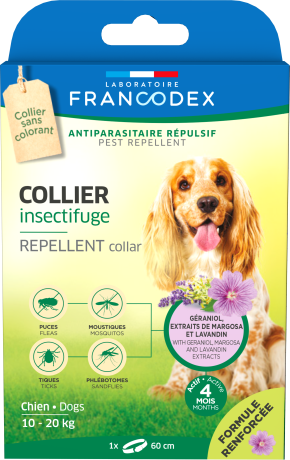 Repellent Collar - Laboratoire Francodex - Le Spécialiste de la Santé ...